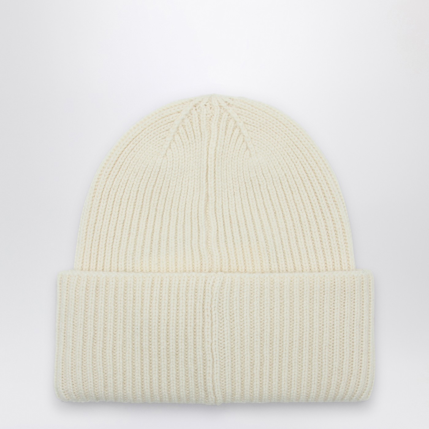 Max Mara White cashmere cap with logo | TheDoubleF