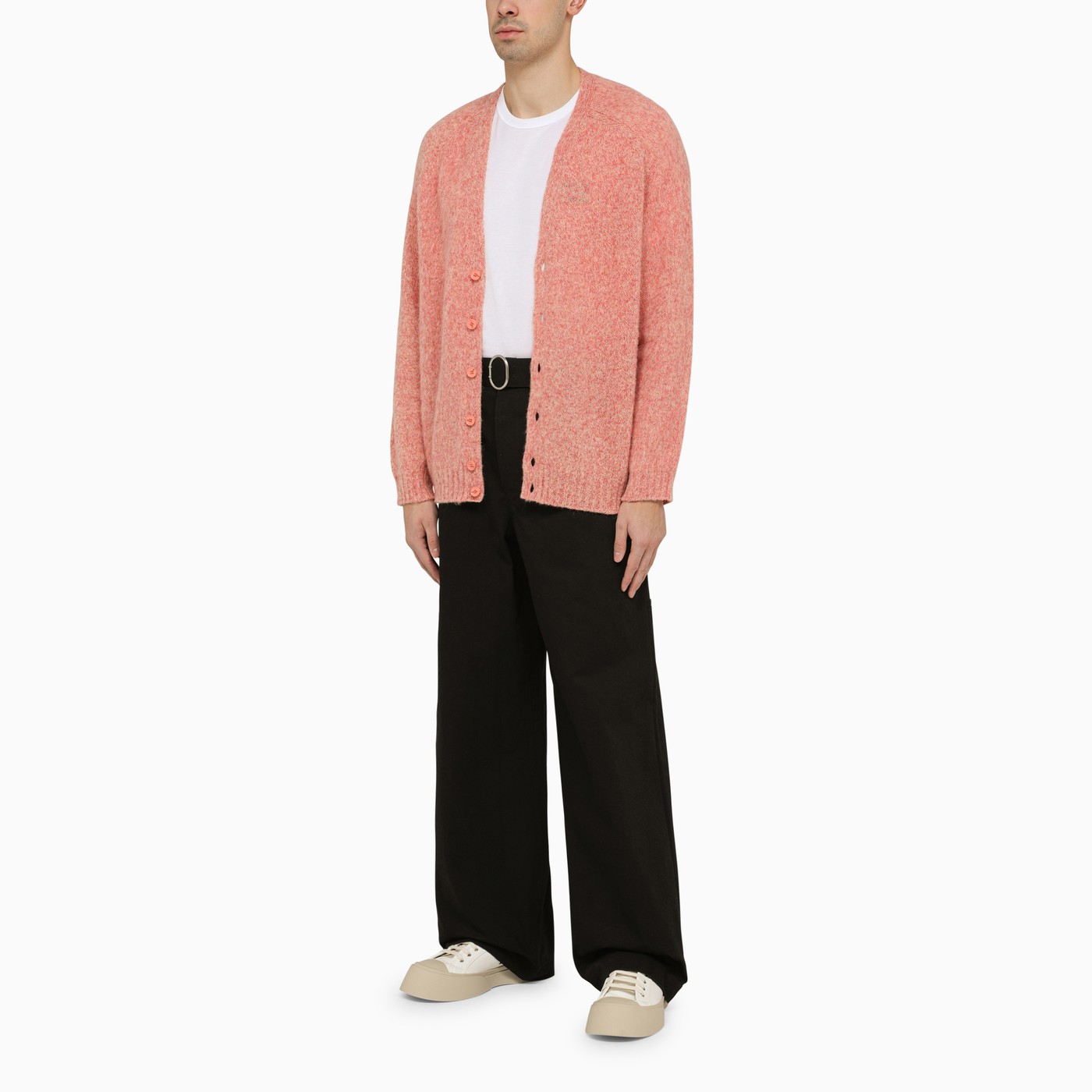 Loewe Pink/yellow wool cardigan | TheDoubleF