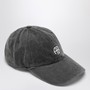 ANINE BING Vintage-effect grey baseball cap | TheDoubleF