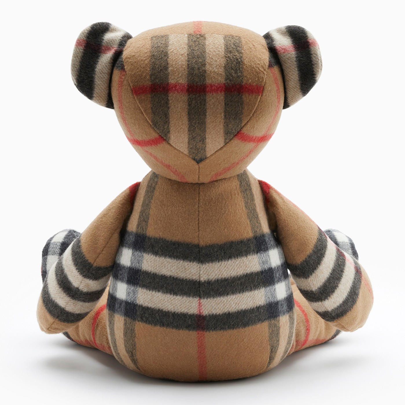 Burberry Thomas Vintage check dark beige teddy bear | TheDoubleF