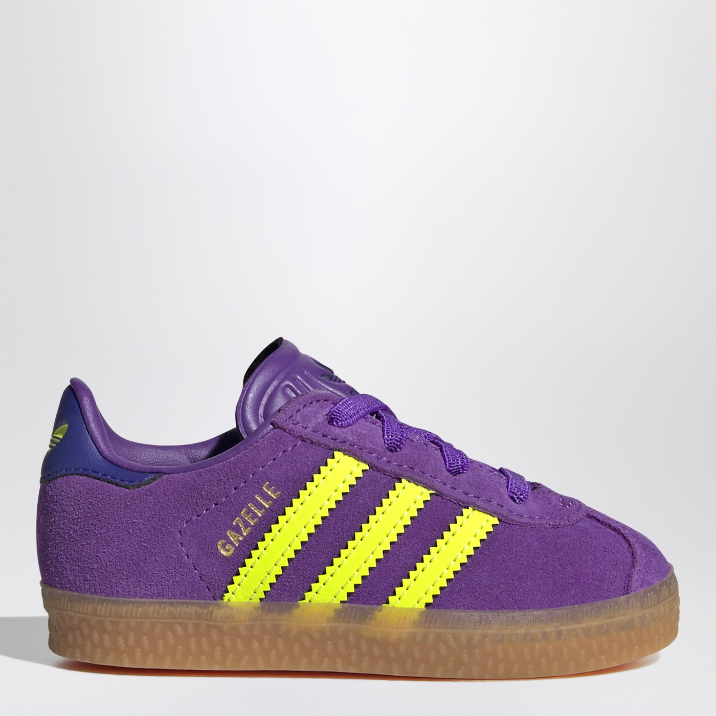 adidas Originals Gazelle Active Purple/Solar Yellow Sneaker with ...