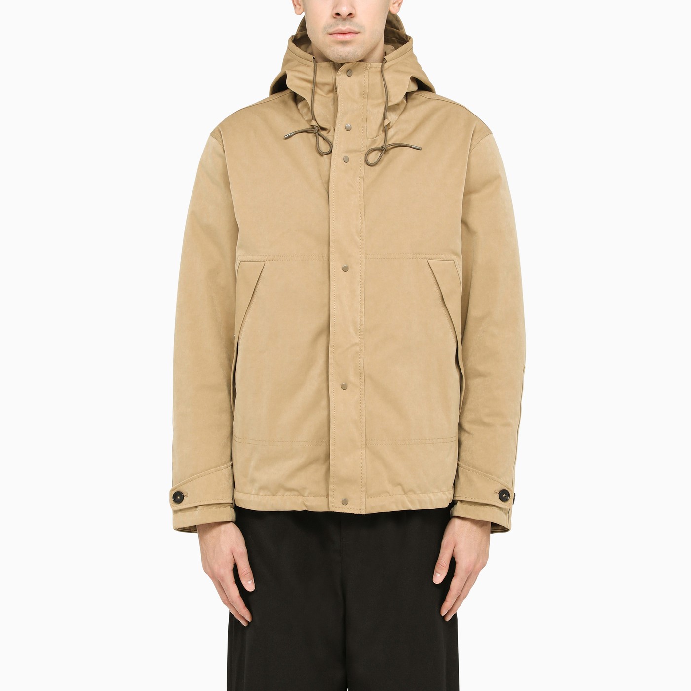 Ten C Beige padded jacket | TheDoubleF