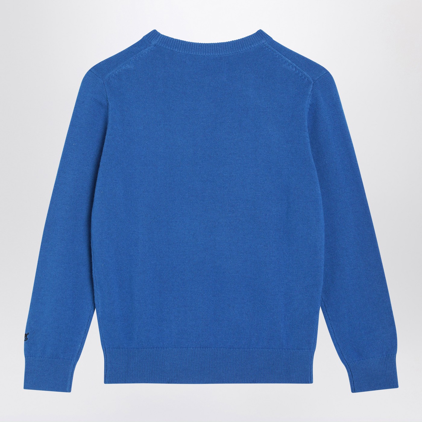 MC2 Saint Barth Blue wool-blend sweater with car | TheDoubleF