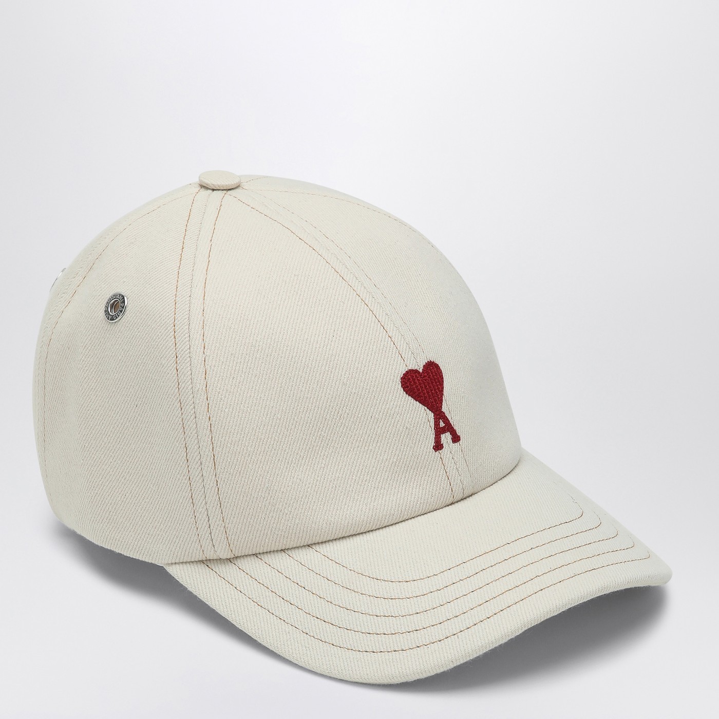 Ami Paris Ami De Coeur white baseball cap | TheDoubleF