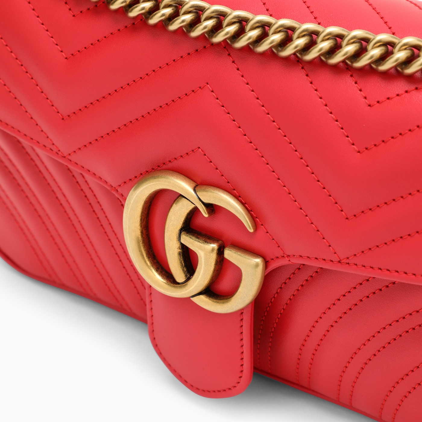 GUCCI GG Marmont red small shoulder bag | TheDoubleF
