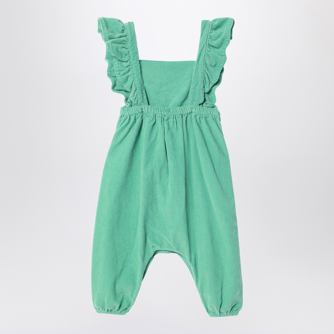 Bobo Choses Grenouillère verte en velours côtelé | TheDoubleF