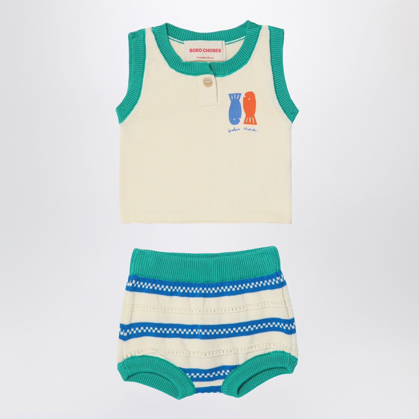 Bobo Choses Color-block denim jacket | TheDoubleF