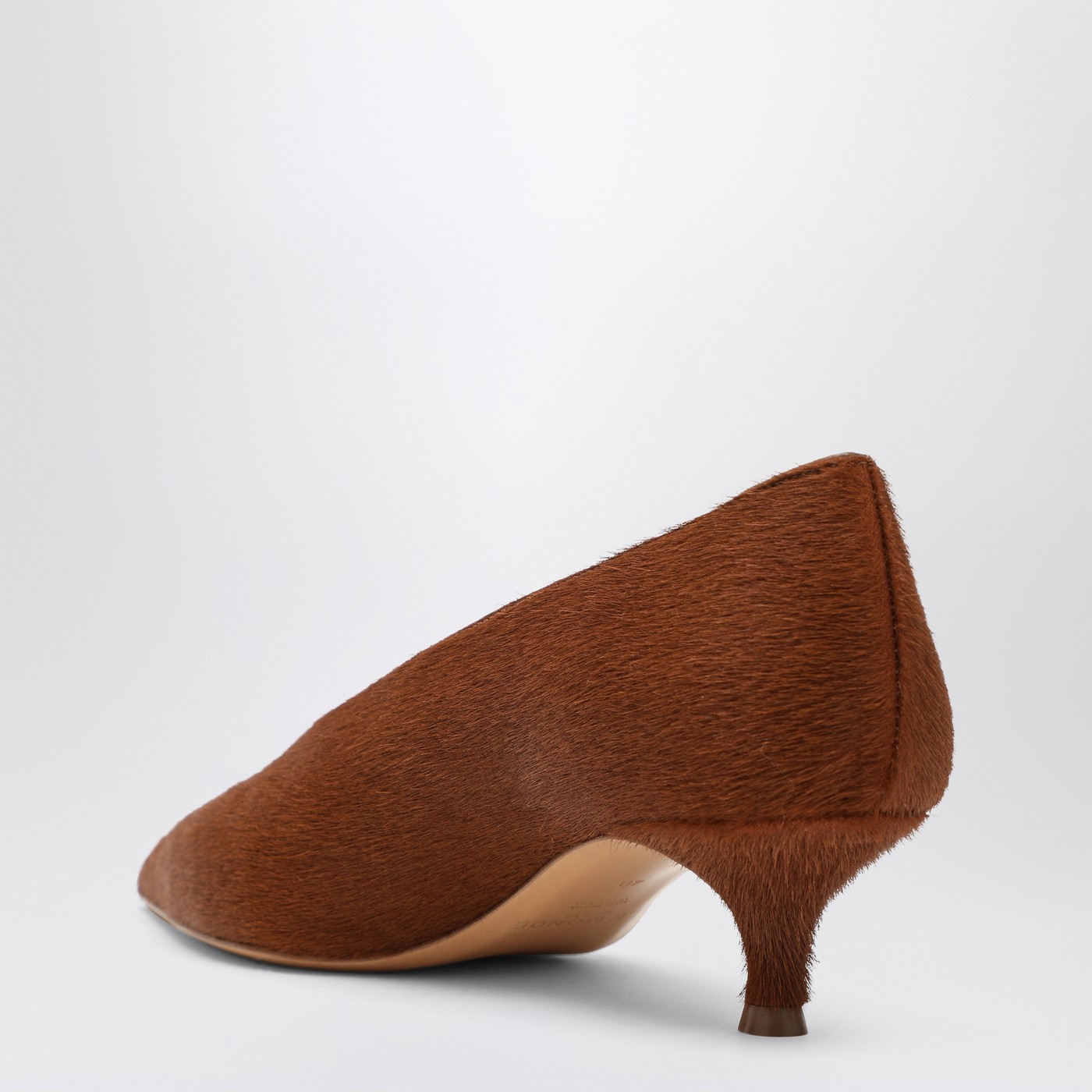 Le Monde Béryl Babouche Kitten cowhide-effect dÃ©colletÃ© | TheDoubleF