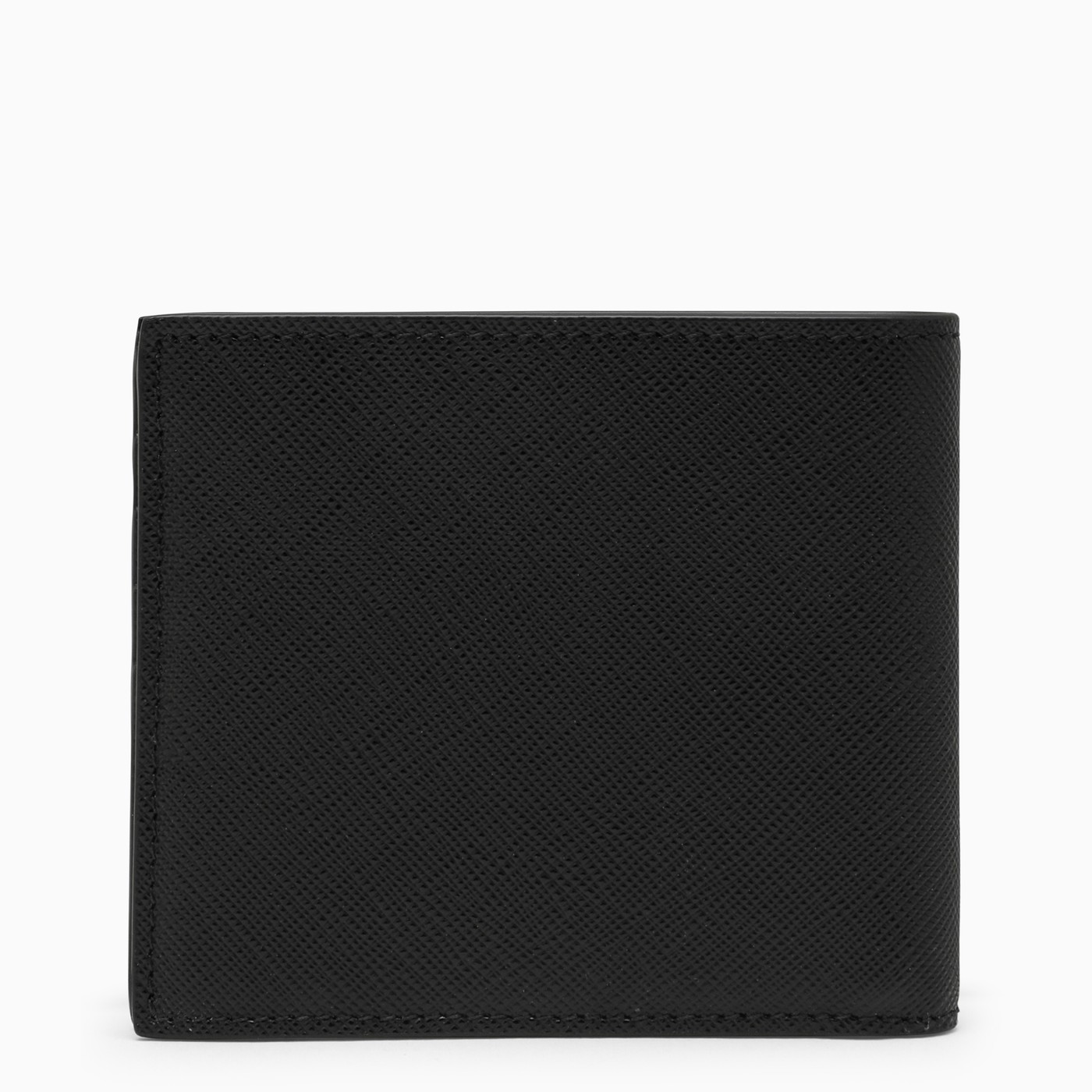 Prada Black Saffiano wallet with logo | TheDoubleF
