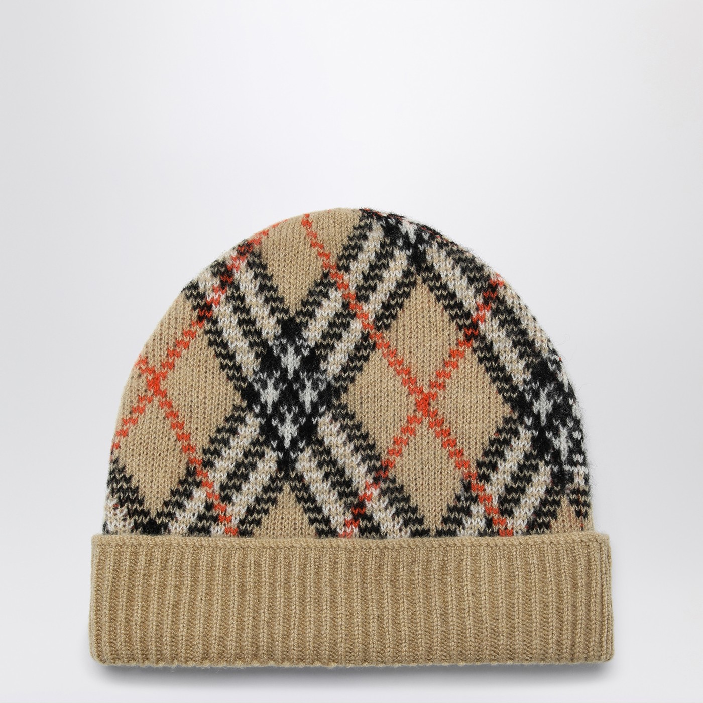 Burberry Check pattern cashmere bonnet | TheDoubleF