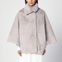 SWD by S.w.o.r.d. Light grey faux fur coat | TheDoubleF