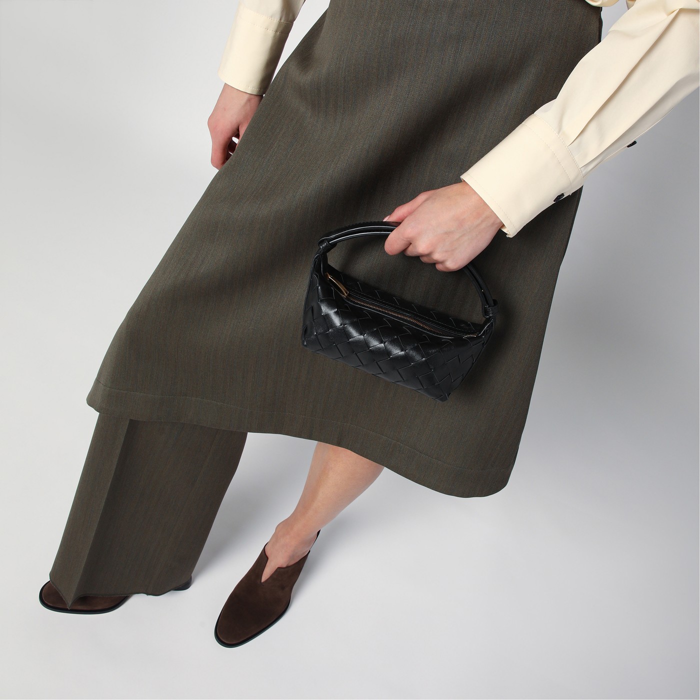 Bottega Veneta Mini Wallace black bag | TheDoubleF