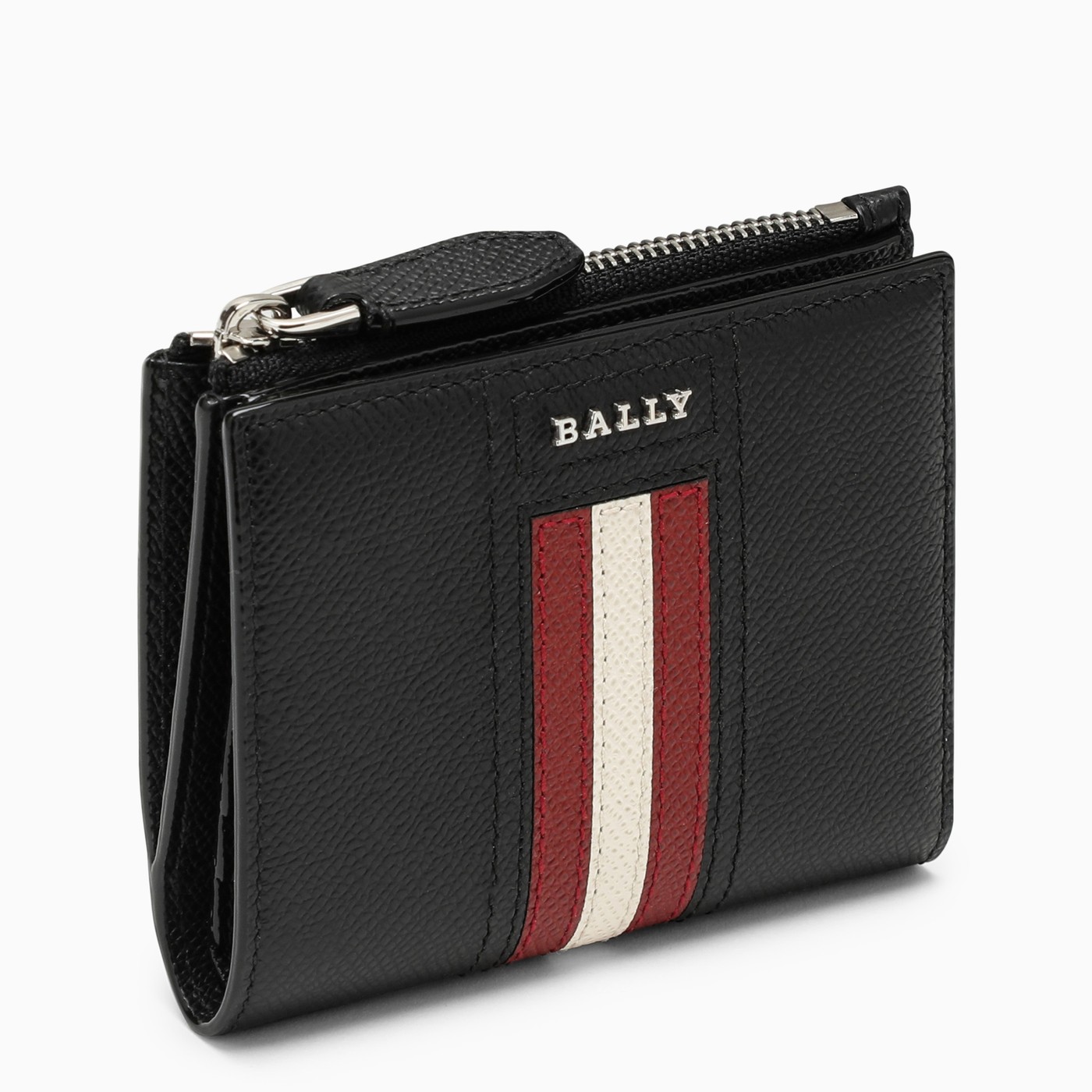 Bally Black small wallet with zip in leather | TheDoubleF