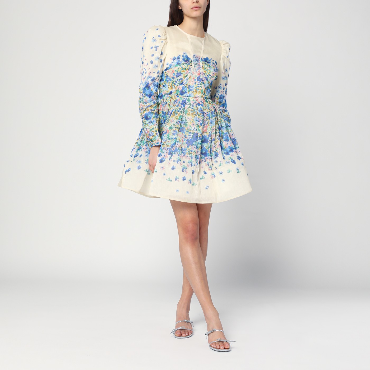 Malina Leoni mini dress in linen and silk | TheDoubleF