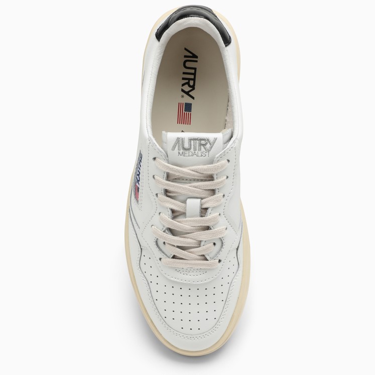AUTRY Medalist white/turquoise trainer | TheDoubleF
