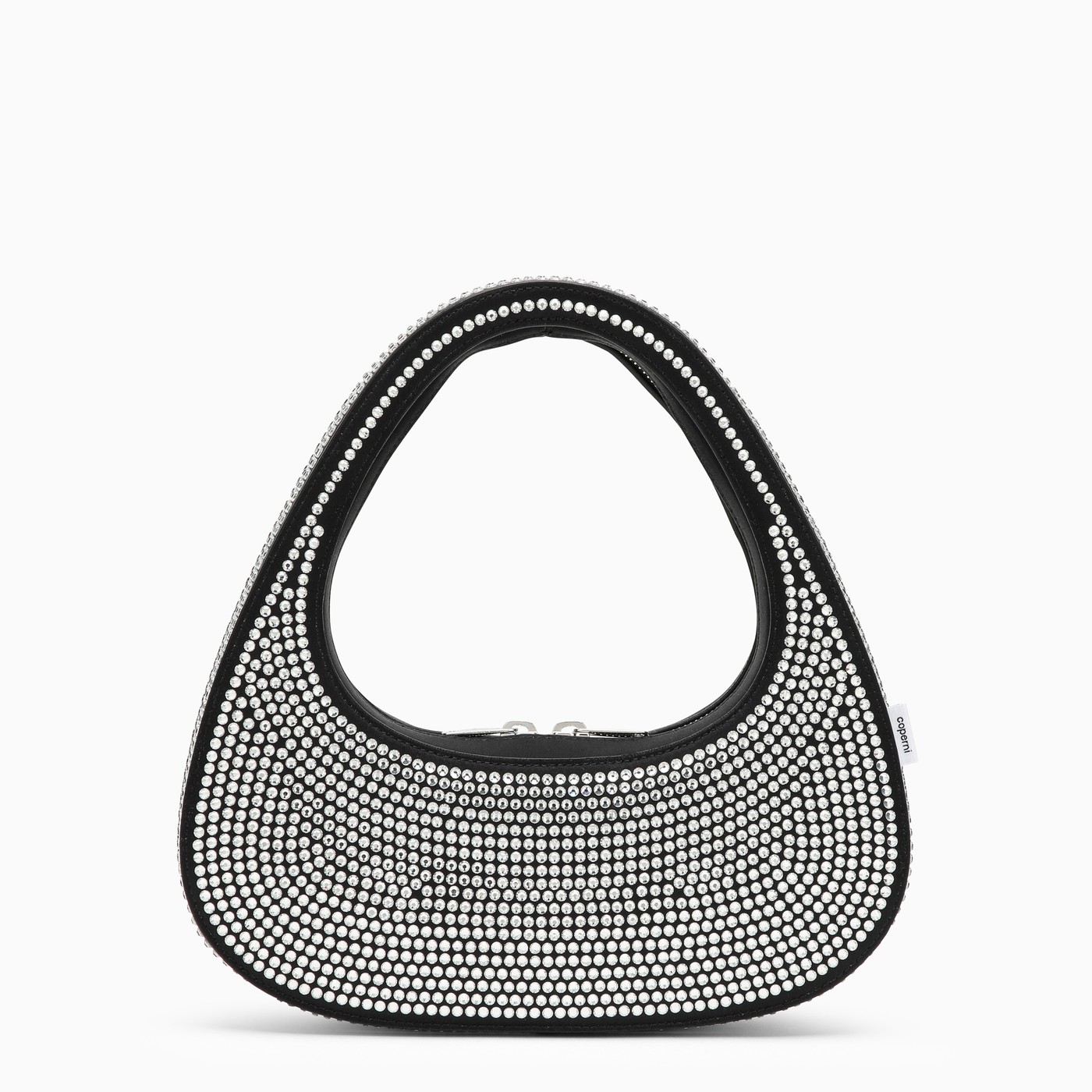 COPERNI Black Swipe Bag with crystals in leather | TheDoubleF