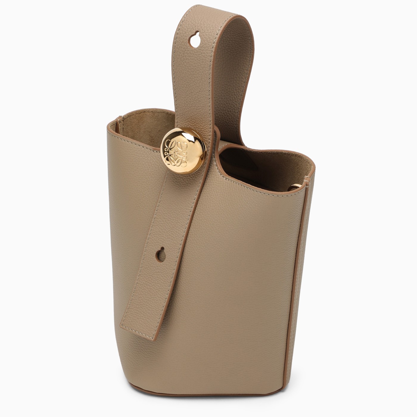 Loewe Sand calfskin mini Pebble Bucket bag | TheDoubleF