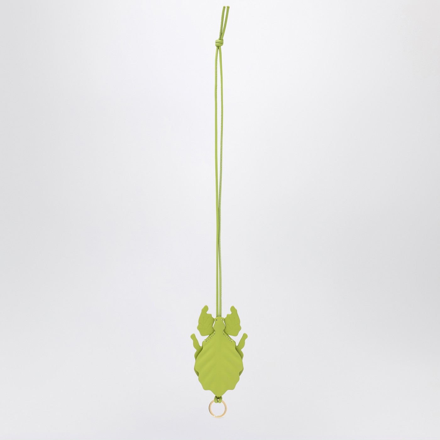 Loewe Green leaf insect-shaped keychain | TheDoubleF