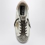Golden Goose White/platinum Super Star trainer with glitter | TheDoubleF