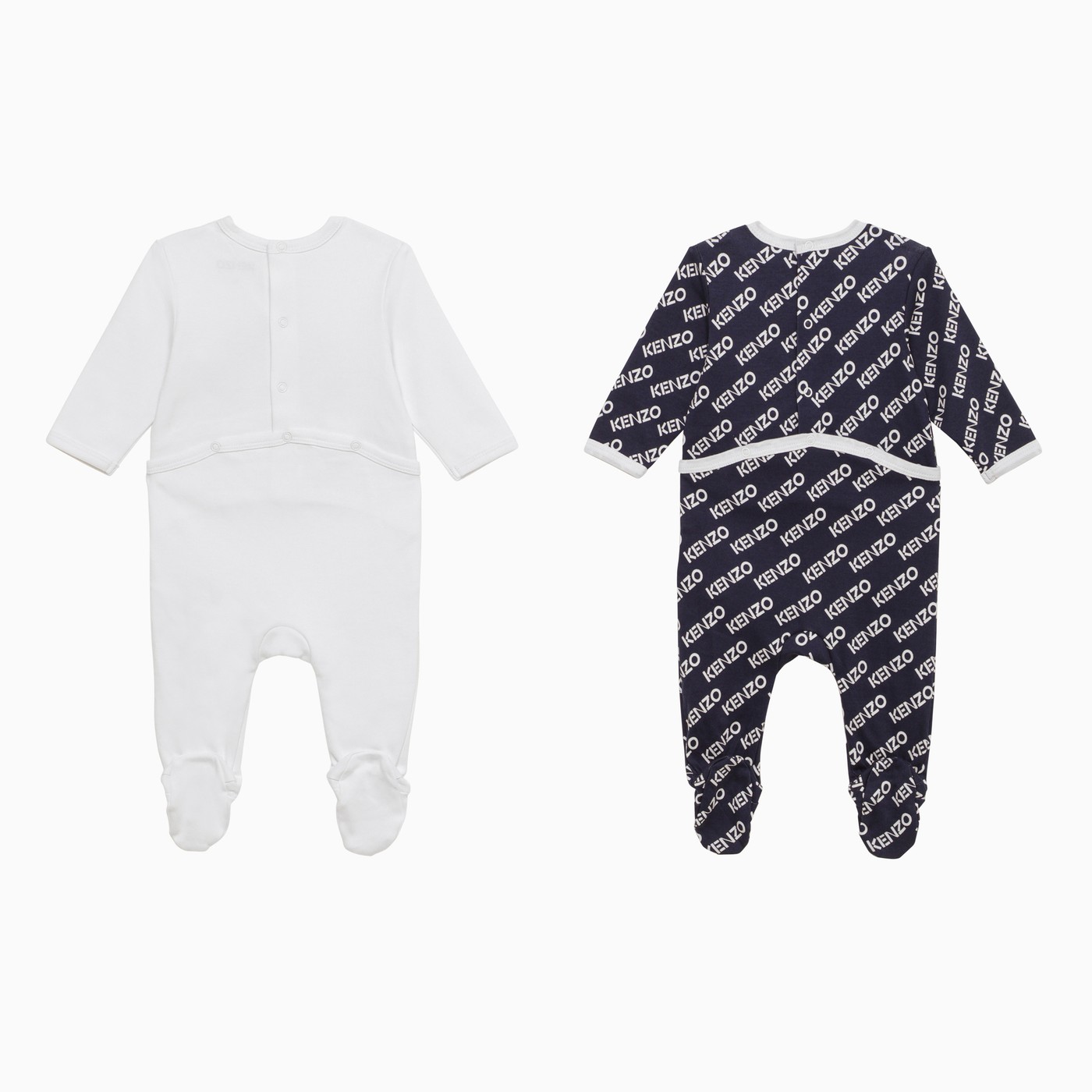 KENZO Set of two white/blue cotton leotards | TheDoubleF