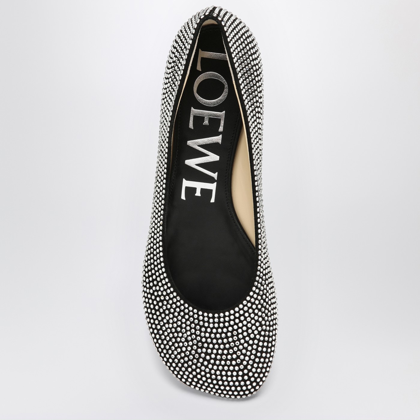 Loewe Ballerina Toy black leather and rhinestones | TheDoubleF