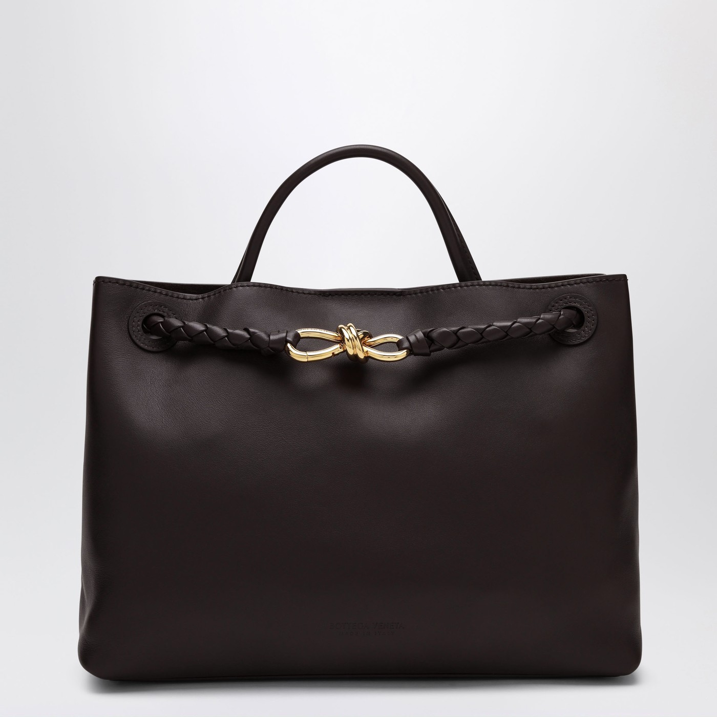 Bottega Veneta Andiamo medium bag in Fondant smooth leather | TheDoubleF