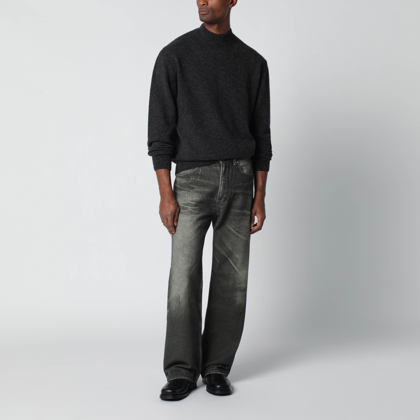 Our Legacy Black jeans with Aurora print | TheDoubleF