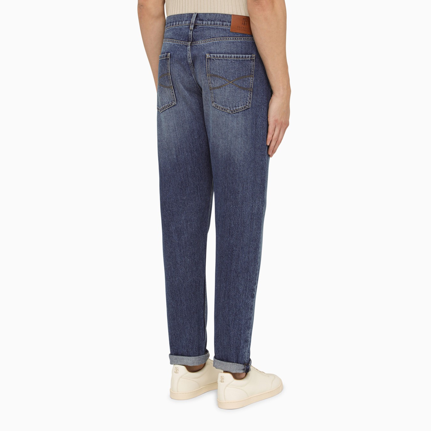 Brunello Cucinelli Blue regular denim jeans | TheDoubleF