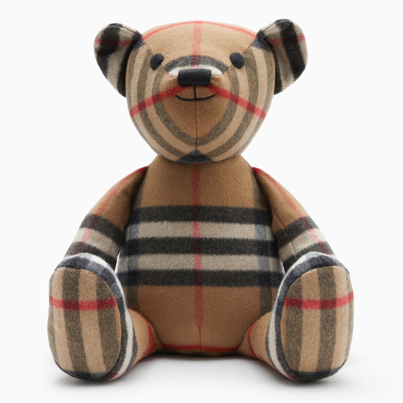 Burberry Thomas Vintage check dark beige teddy bear | TheDoubleF