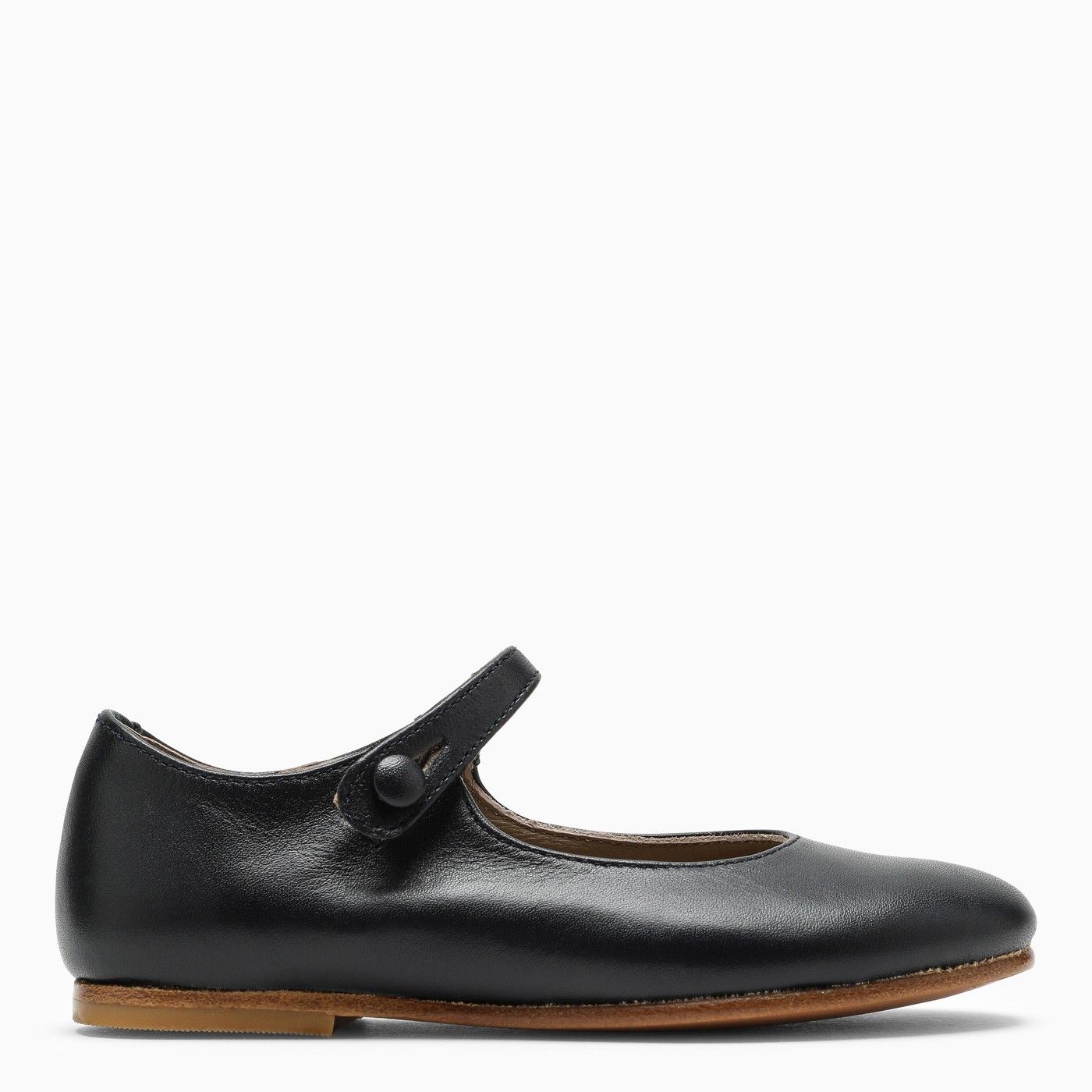 Bonpoint Navy leather ballerina | TheDoubleF
