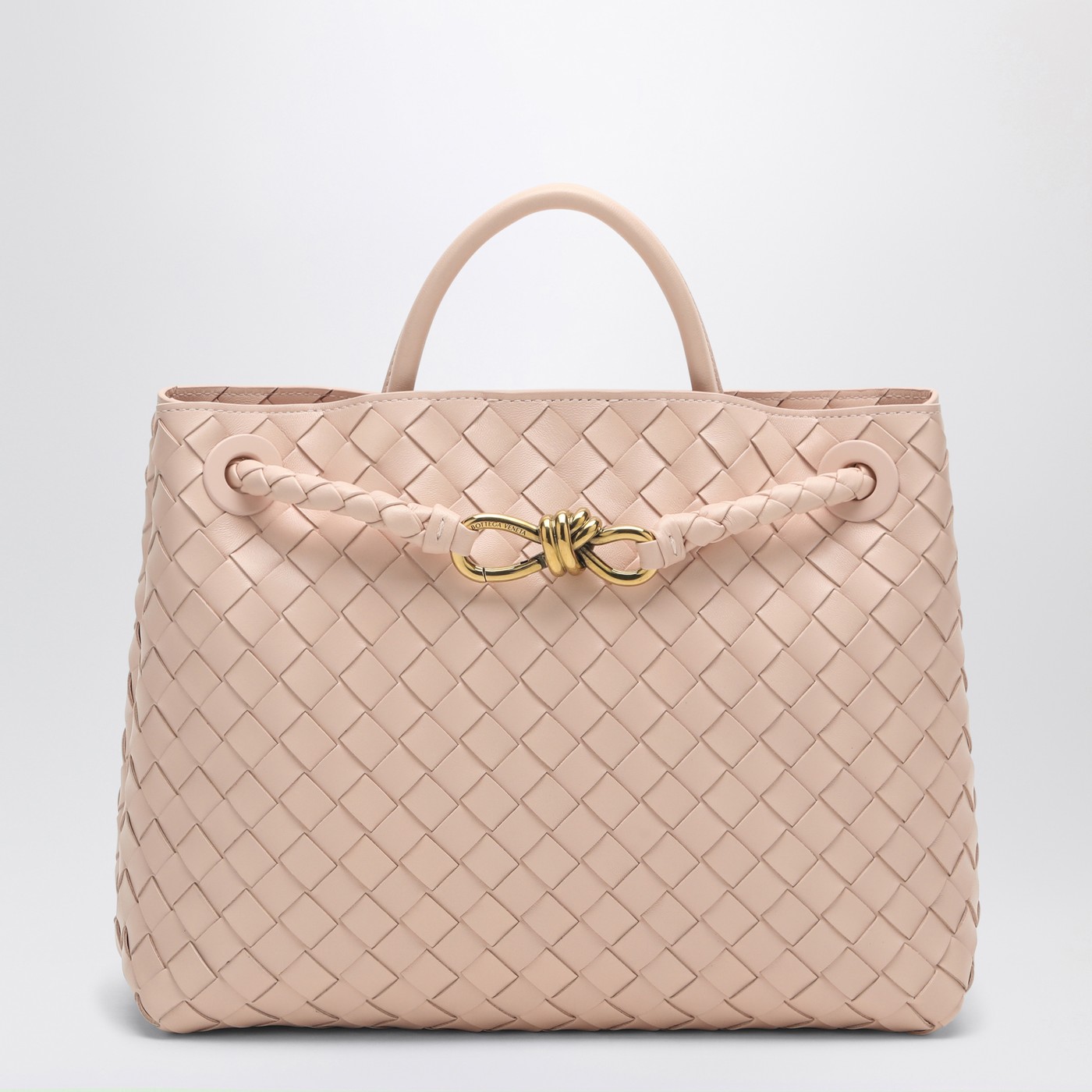 Bottega Veneta Light pink Andiamo medium bag | TheDoubleF