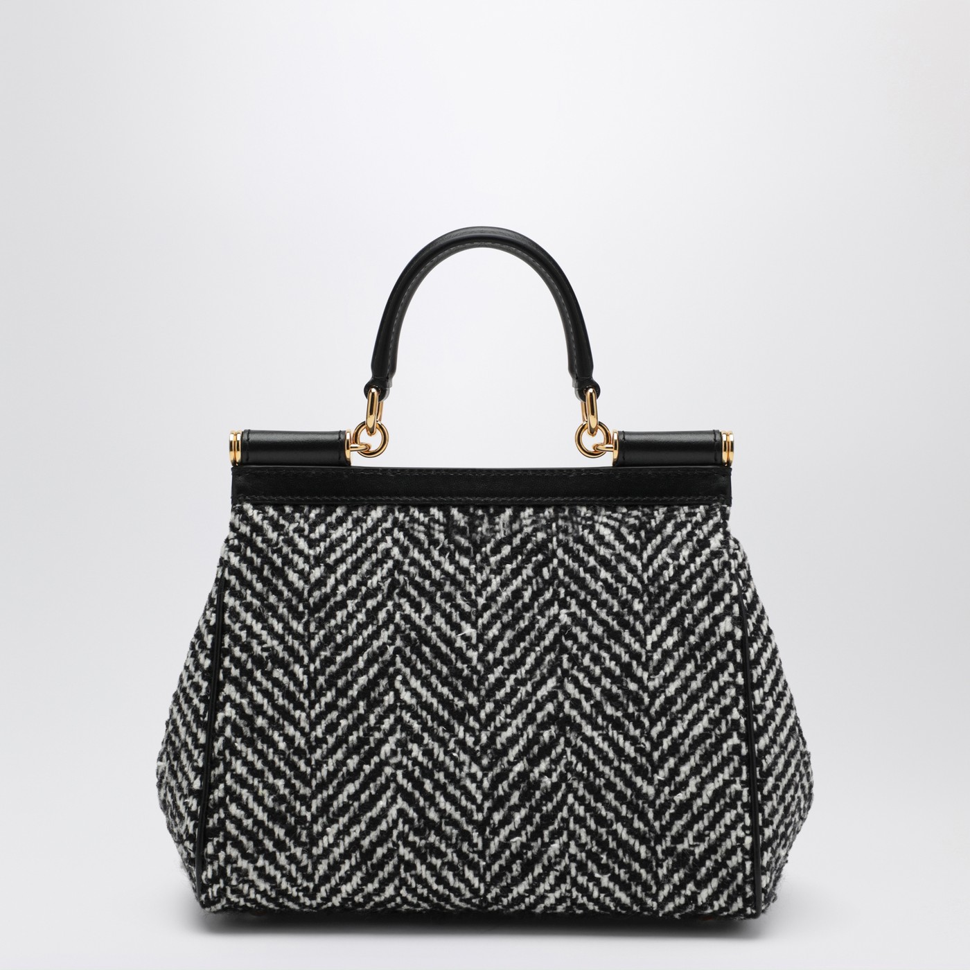 Dolce&Gabbana Chevron fabric handbag Sicily medium | TheDoubleF