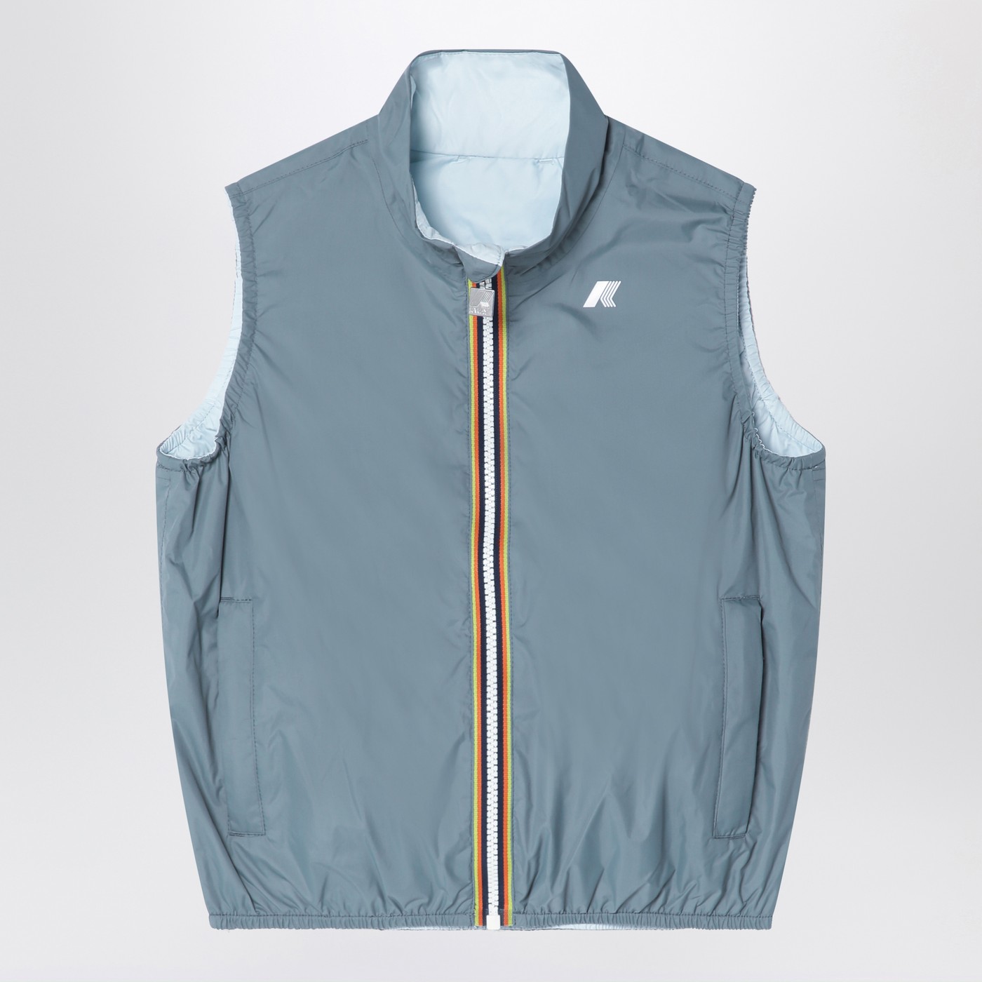 K-Way Valen Plus.2 reversible vest blue/green | TheDoubleF