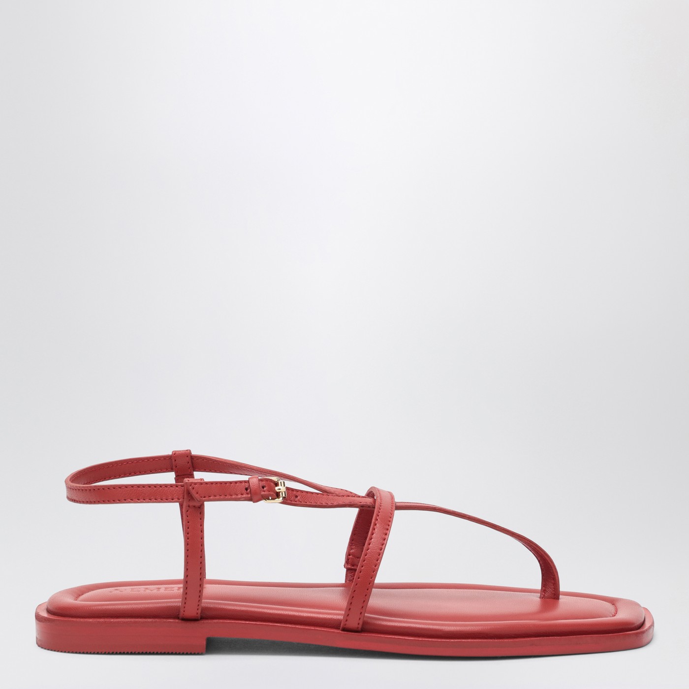 A.EMERY The Remly Sandals cherry-coloured in leather | TheDoubleF