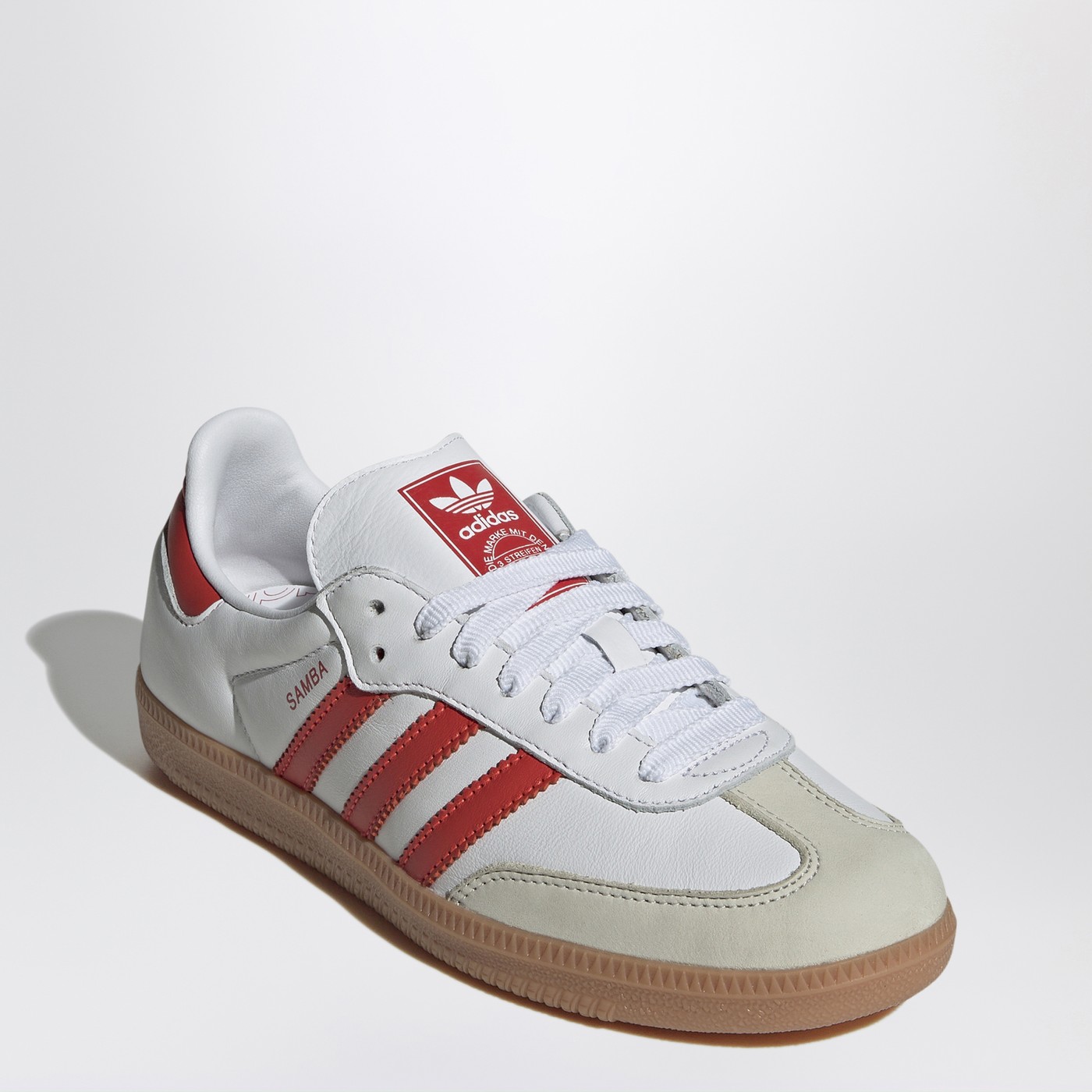 adidas Originals Low Samba OG white/red trainer | TheDoubleF