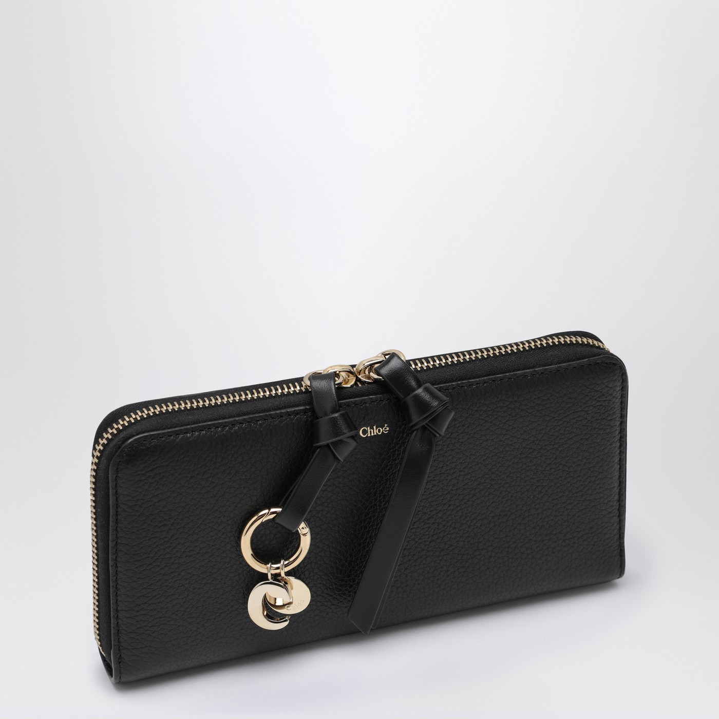 Chloé Alphabet black zipped wallet | TheDoubleF