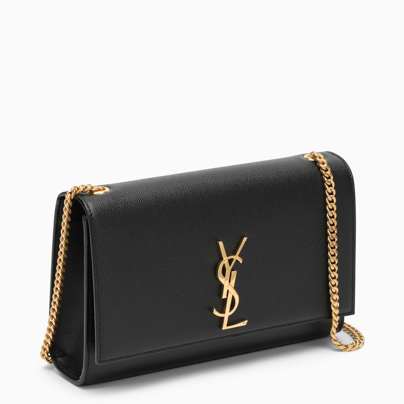 Saint Laurent Mittelgroße schwarze Tasche Kate | TheDoubleF