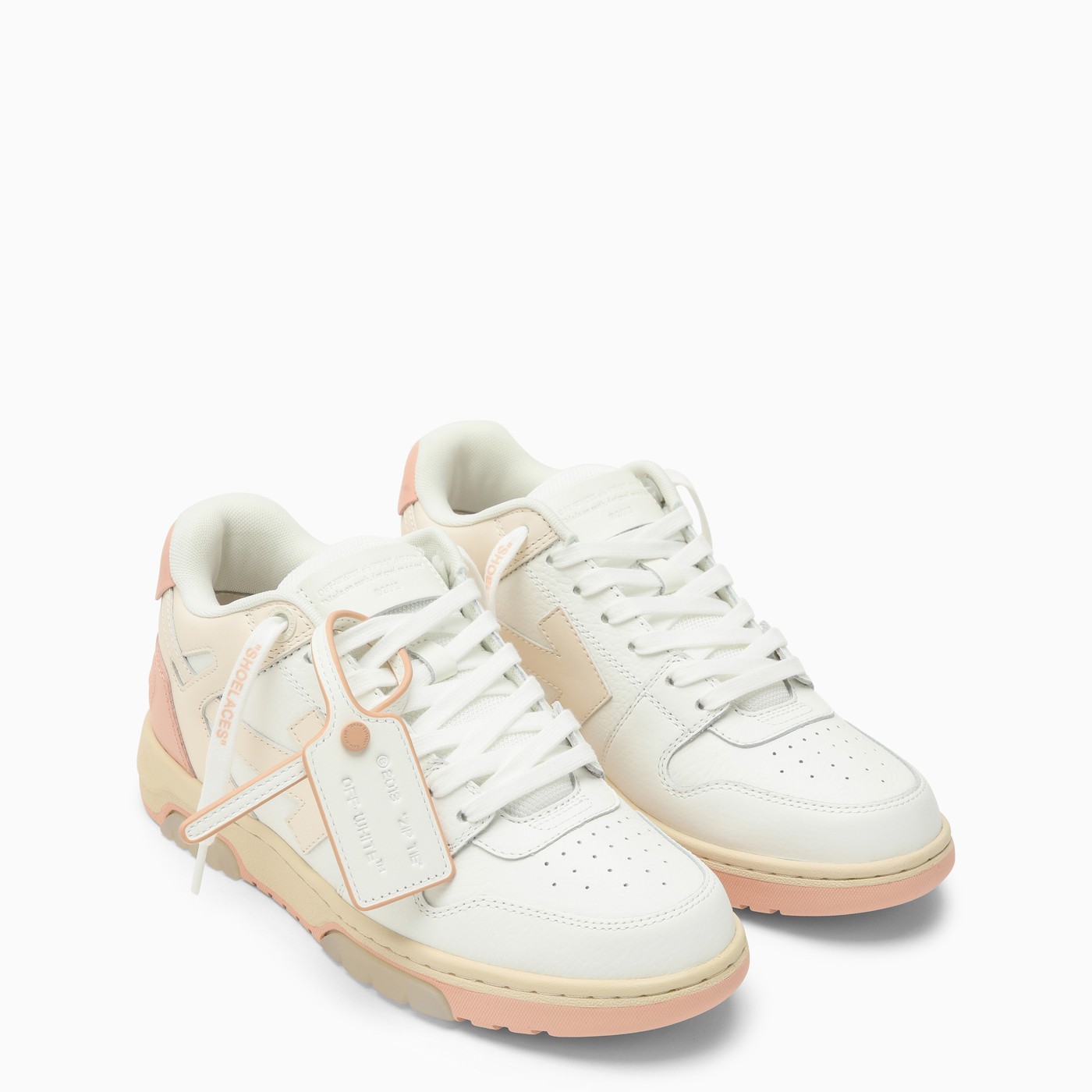 Off-White™ Out Of Office white/pink trainer | TheDoubleF