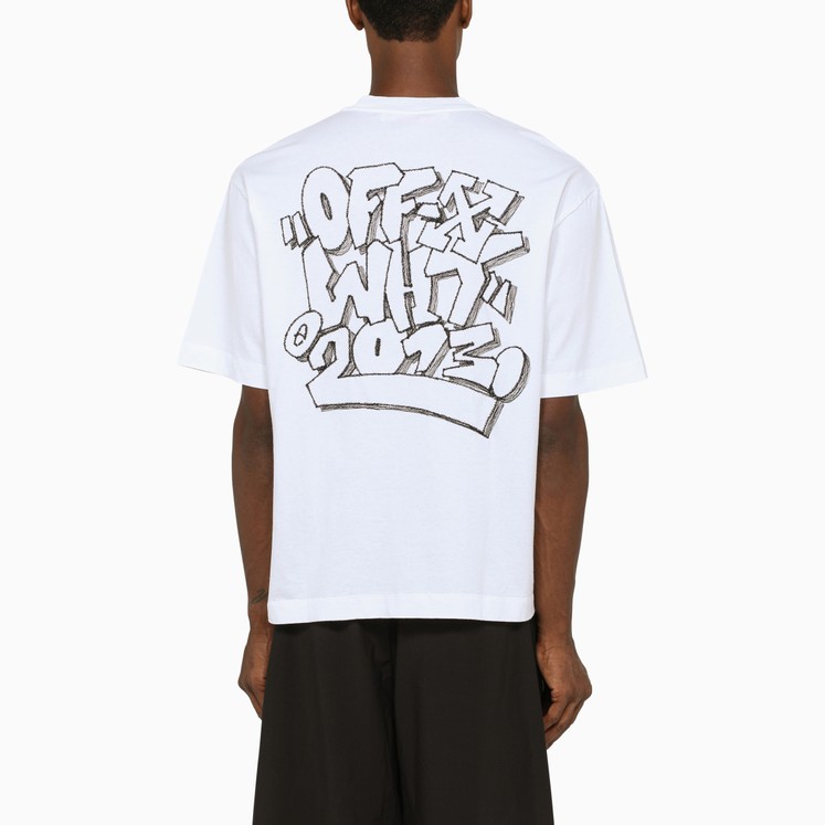 Off-White™ White oversize crew-neck T-shirt | TheDoubleF
