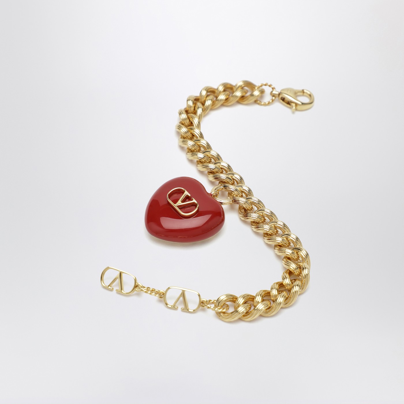 Valentino Garavani Coer Royal gold-tone metal bracelet | TheDoubleF