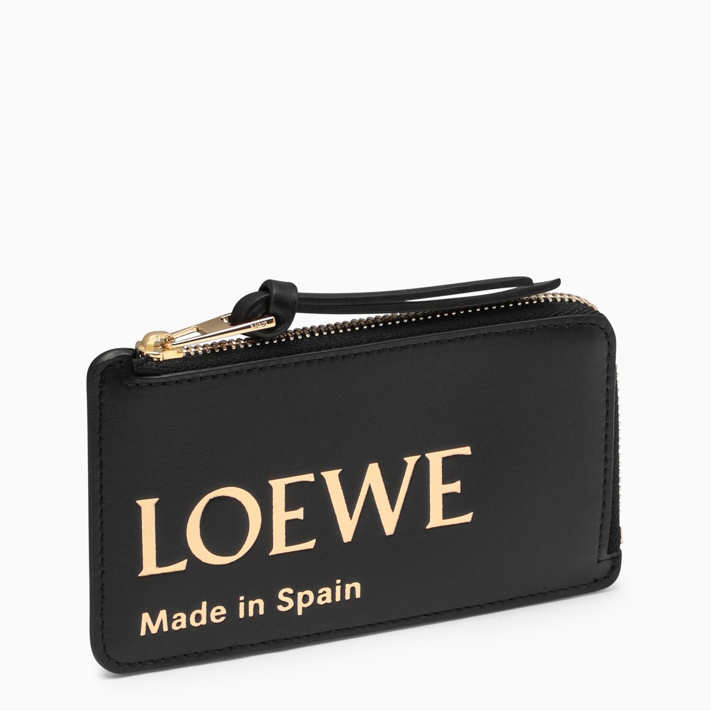 Loewe Black leather coin purse with logo | TheDoubleF