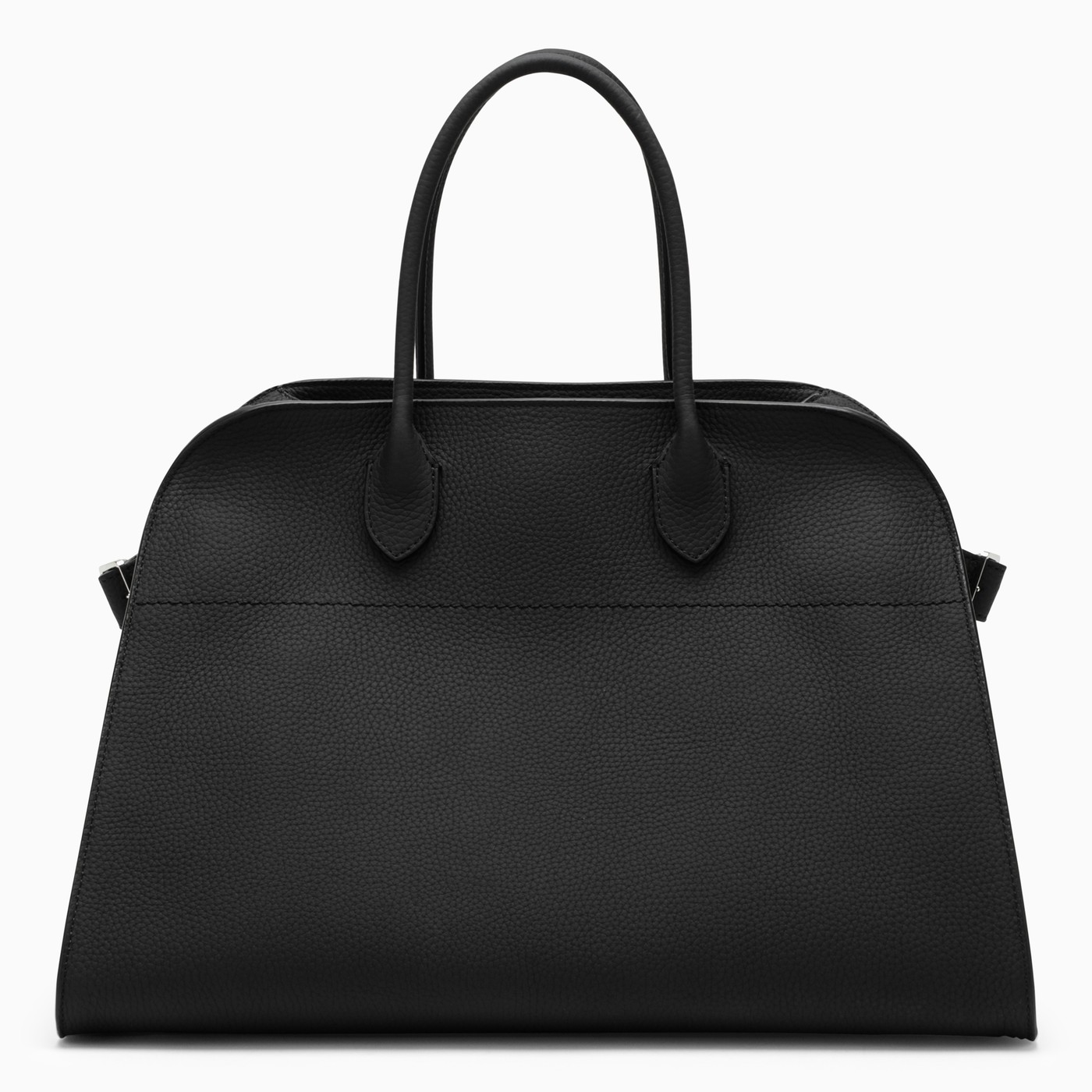 The Row Black leather Margaux 15 handbag | TheDoubleF