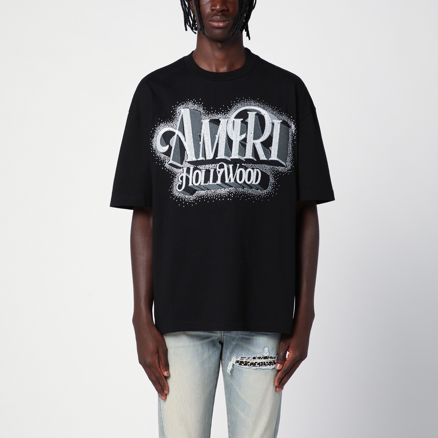 AMIRI Oversize Theatre Masks t-shirt black | TheDoubleF