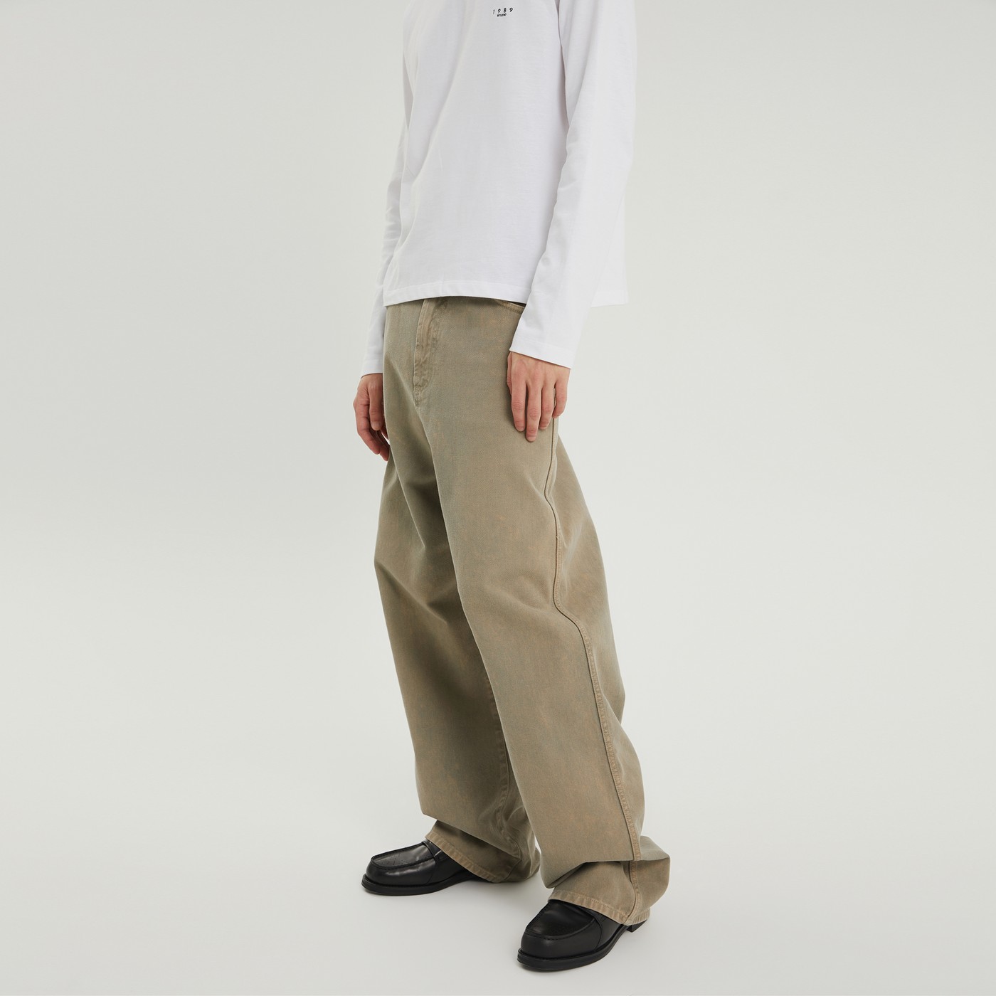 1989 STUDIO Light brown Chicago denim pants | TheDoubleF