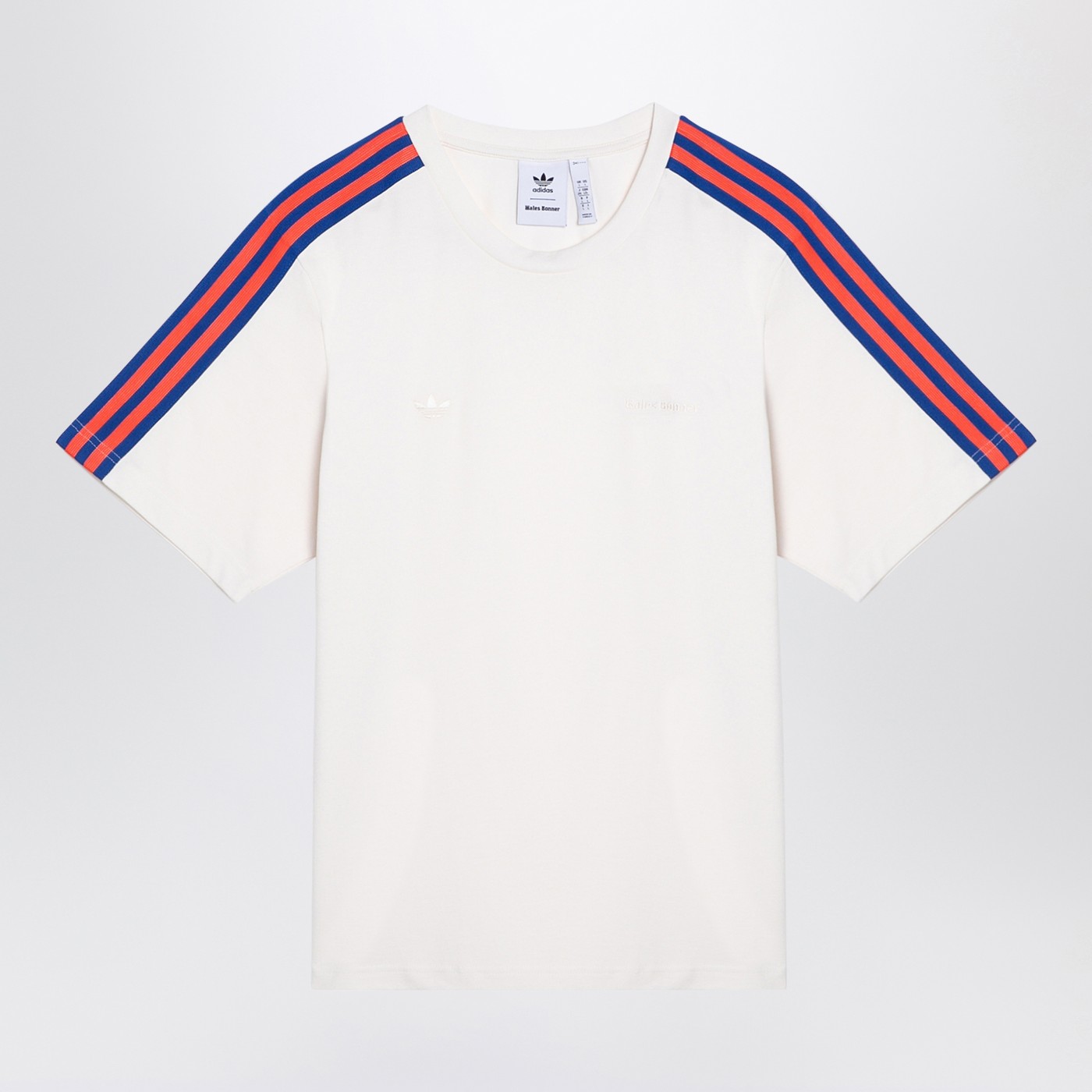 adidas by Wales Bonner White cotton T-shirt with stripes | TheDoubleF