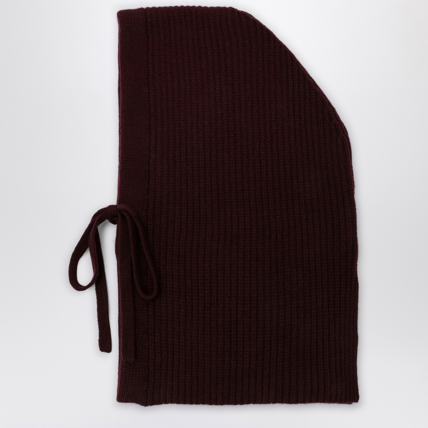 HALFBOY Burgundy wool and cashmere cap | TheDoubleF