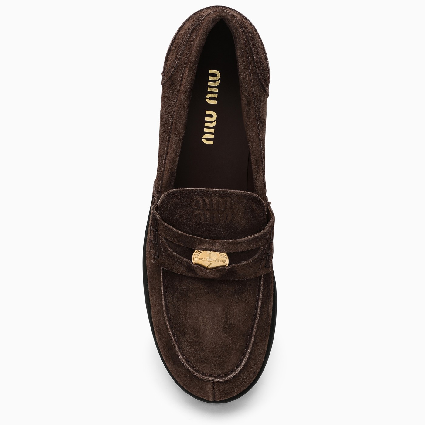 Miu Miu Brown suede loafer | TheDoubleF
