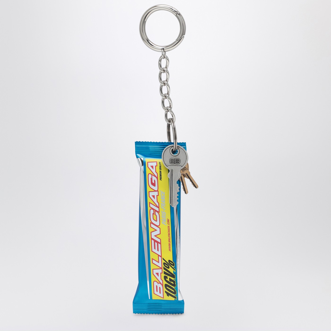 Balenciaga Keychain with energy bar charm | TheDoubleF