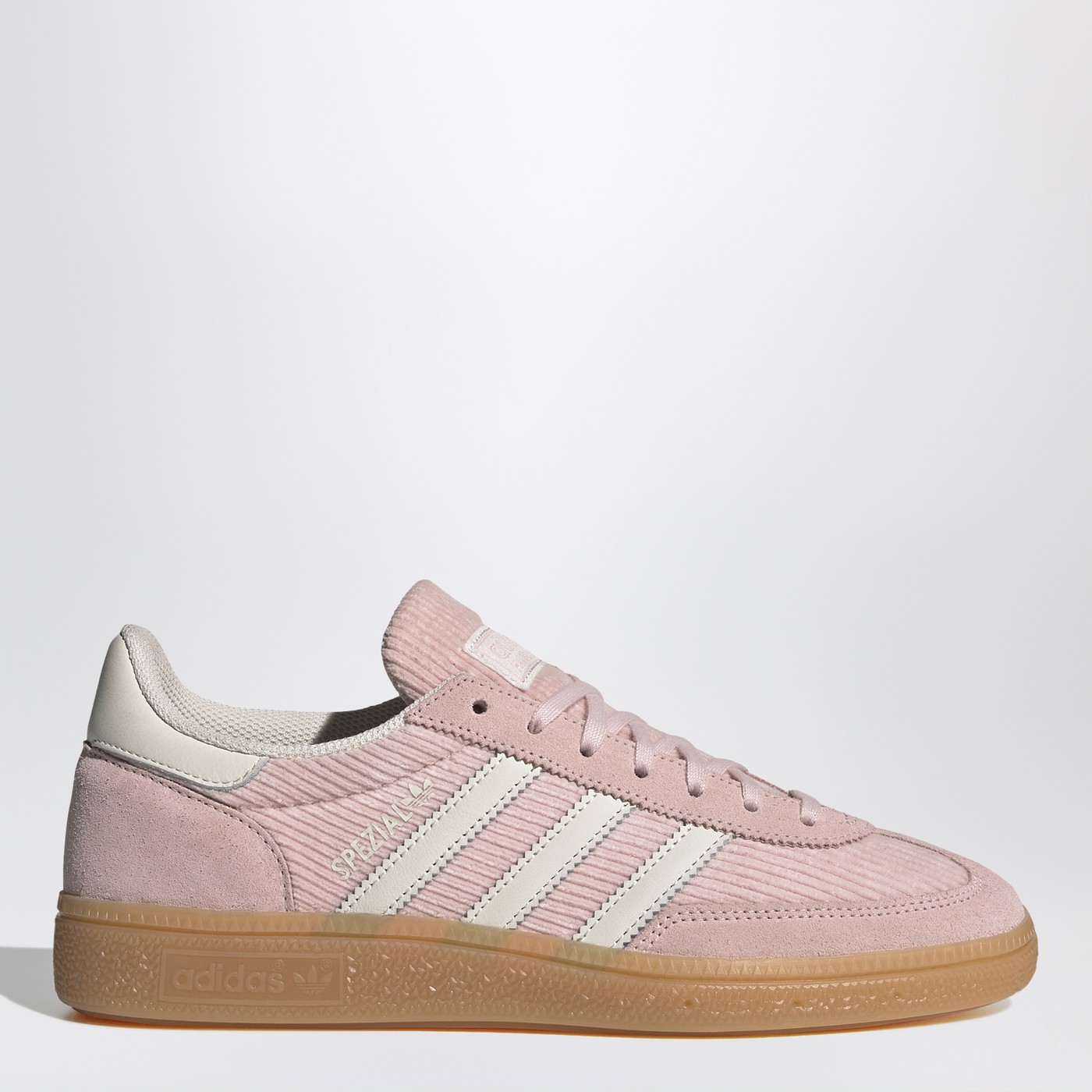 adidas Originals Pink corduroy Handball Spezial Sneaker | TheDoubleF