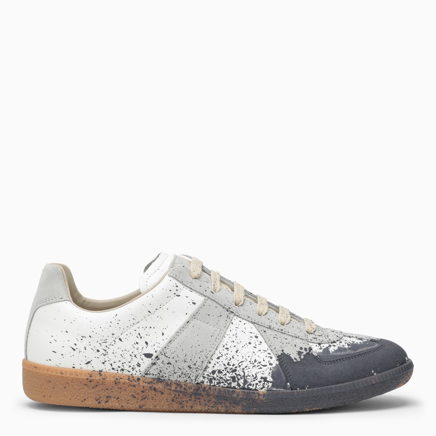 Maison Margiela Paint Replica leather trainer | TheDoubleF
